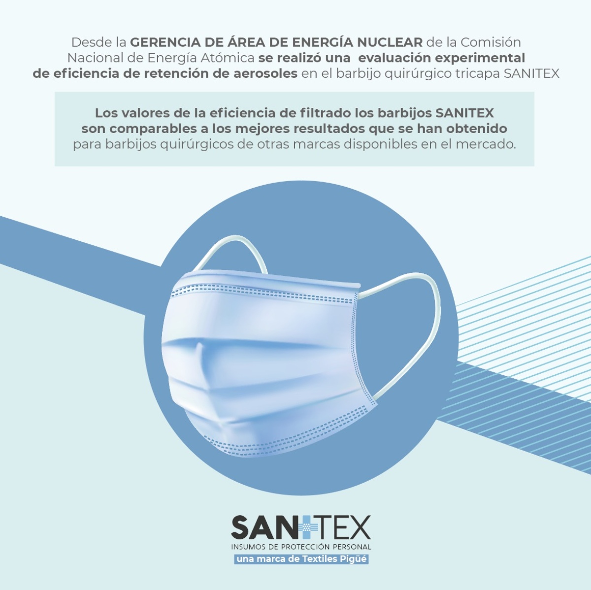 Evaluaron con éxito la capacidad de filtrados de los barbijos SANITEX ...