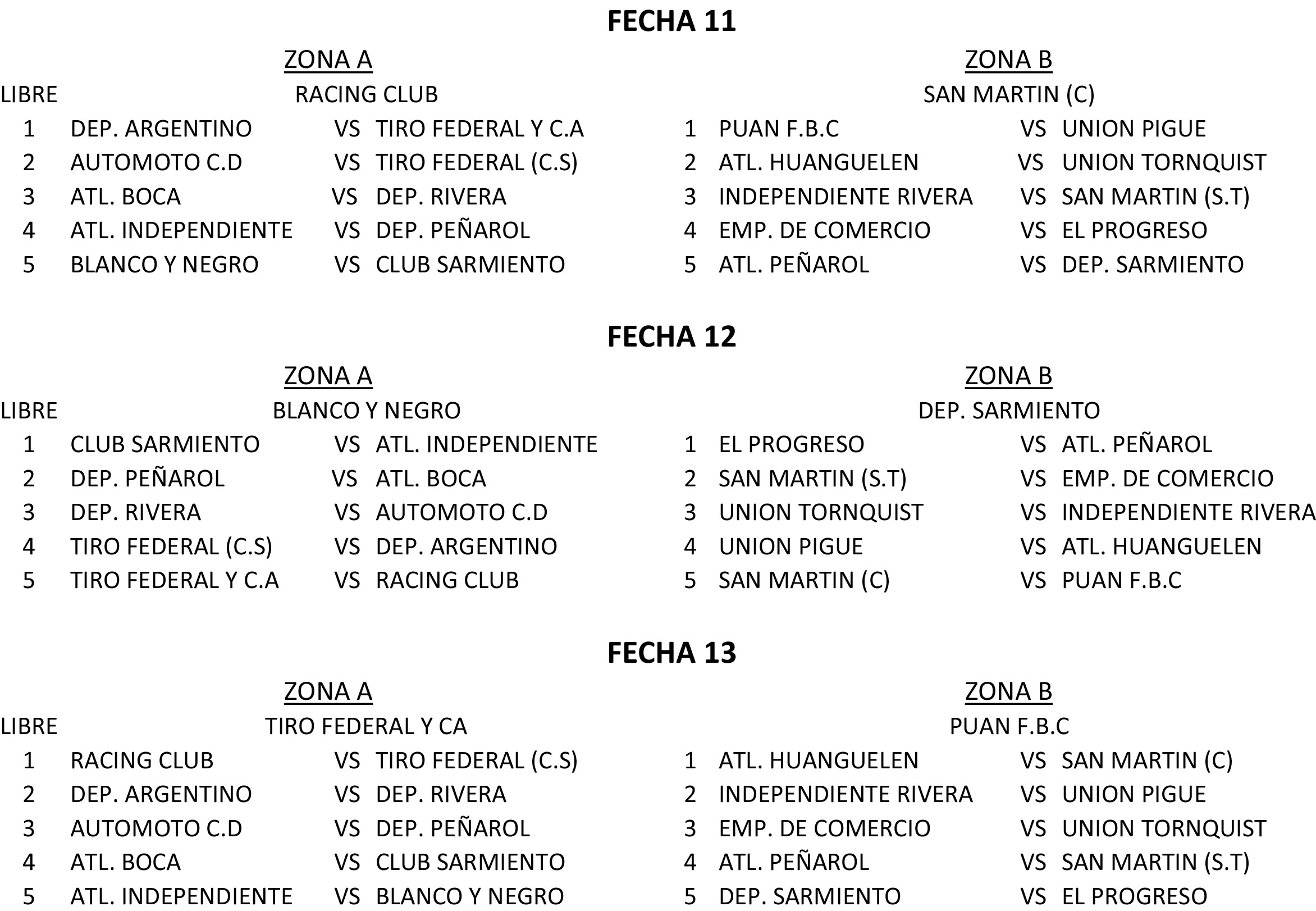 Hay fixture para el reinicio del fútbol